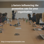 3 factors influencing the promotion rate for your organisation